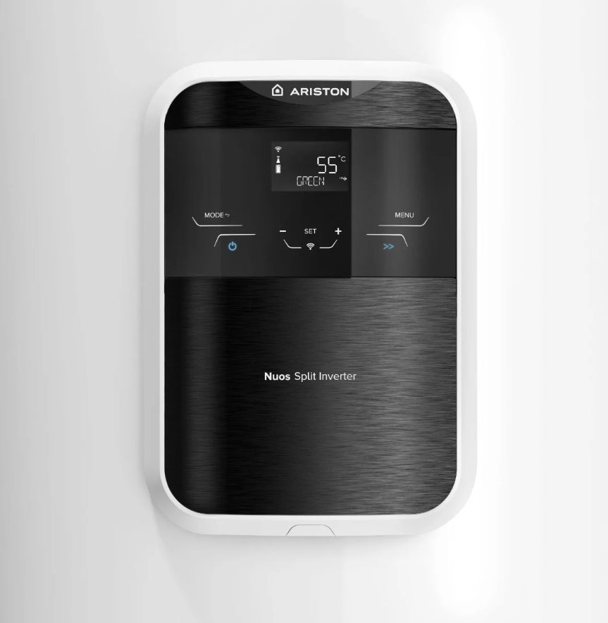 Ariston Nuos Split Inverter 200 liter warmtepompboiler met wifi ...